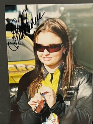 VRHTF NHRA VTG SIGNED BY "A YOUNG ERICA ENDERS" PRO STOCK CHAMP 4" X 6 ...