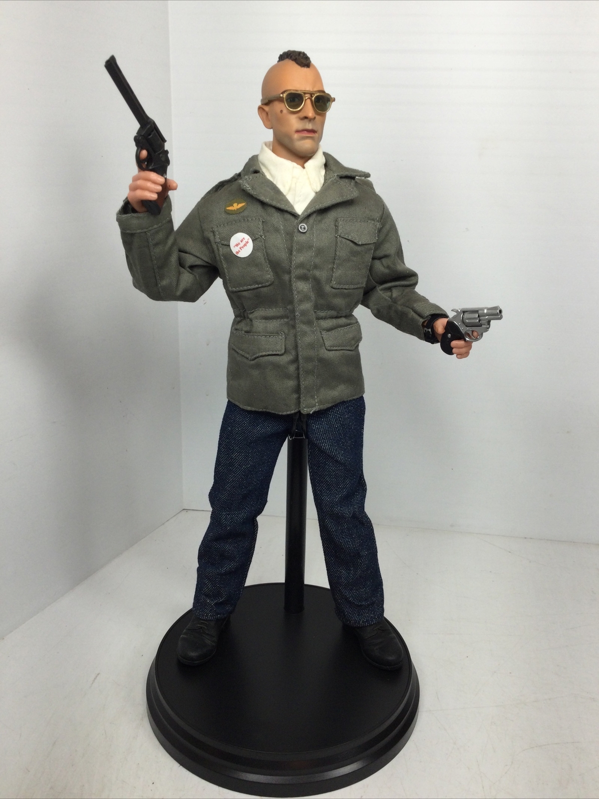 1/6 CUSTOM BUILD ROBERT DE NIRO “TAXI DRIVER” 2 REVOLVERS & DISPLAY ...