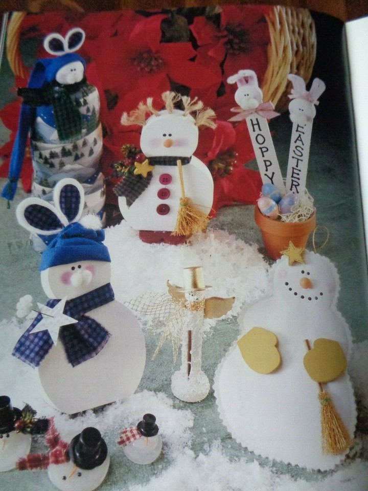DESIGN ORIGINALS SNOWY FOLK SNOWMEN WINTER PROJECTS MADE WITH WHAT NOTS ...