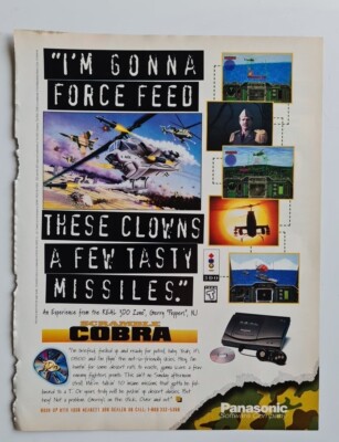 Scramble Cobra Panasonic 3do Rare Game ADVERT 8.2X11" POSTER | eBay UK
