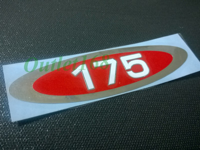 Pair Honda CL175 CB175 CB CL 175 K3K4 Side Frame Cleaner Cover Sticker ...