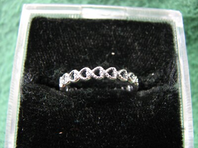 Beautiful Ladies PANDORA ALE 925 Sterling Silver Ring RING OF HEARTS ...