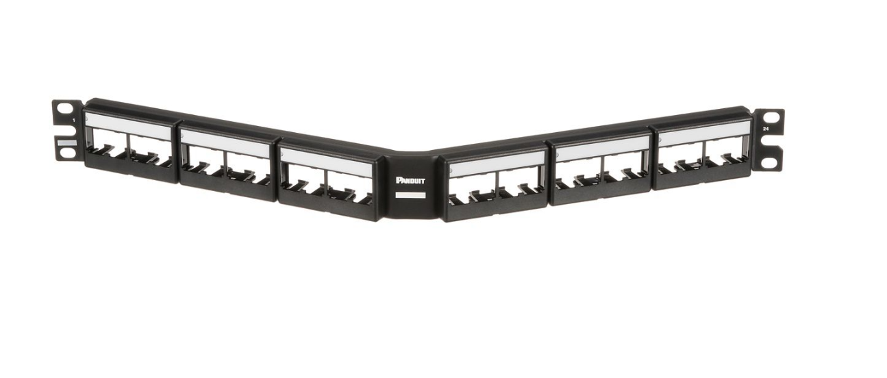 Panduit Cppl24wbly Cppla24wbly Patch Panel,Mini-Com,Rack Mt,24Port Free ...
