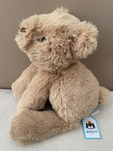 NEW Jellycat Medium Smudge Bear Soft Toy Comfort Baby Tan Teddy Plush BNWT | eBay