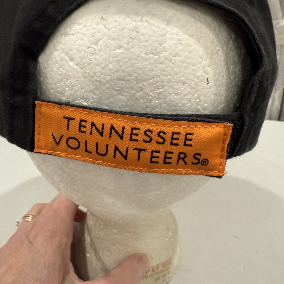 Tennessee Volunteers Orange Black Hat Cap Hook Loop T 1794 on Front ...