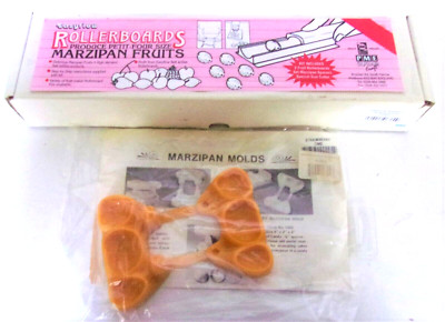 Lot Sugar Craft Easyflow Rollerboards Marzipan Fruit Lemon & Strawberry ...
