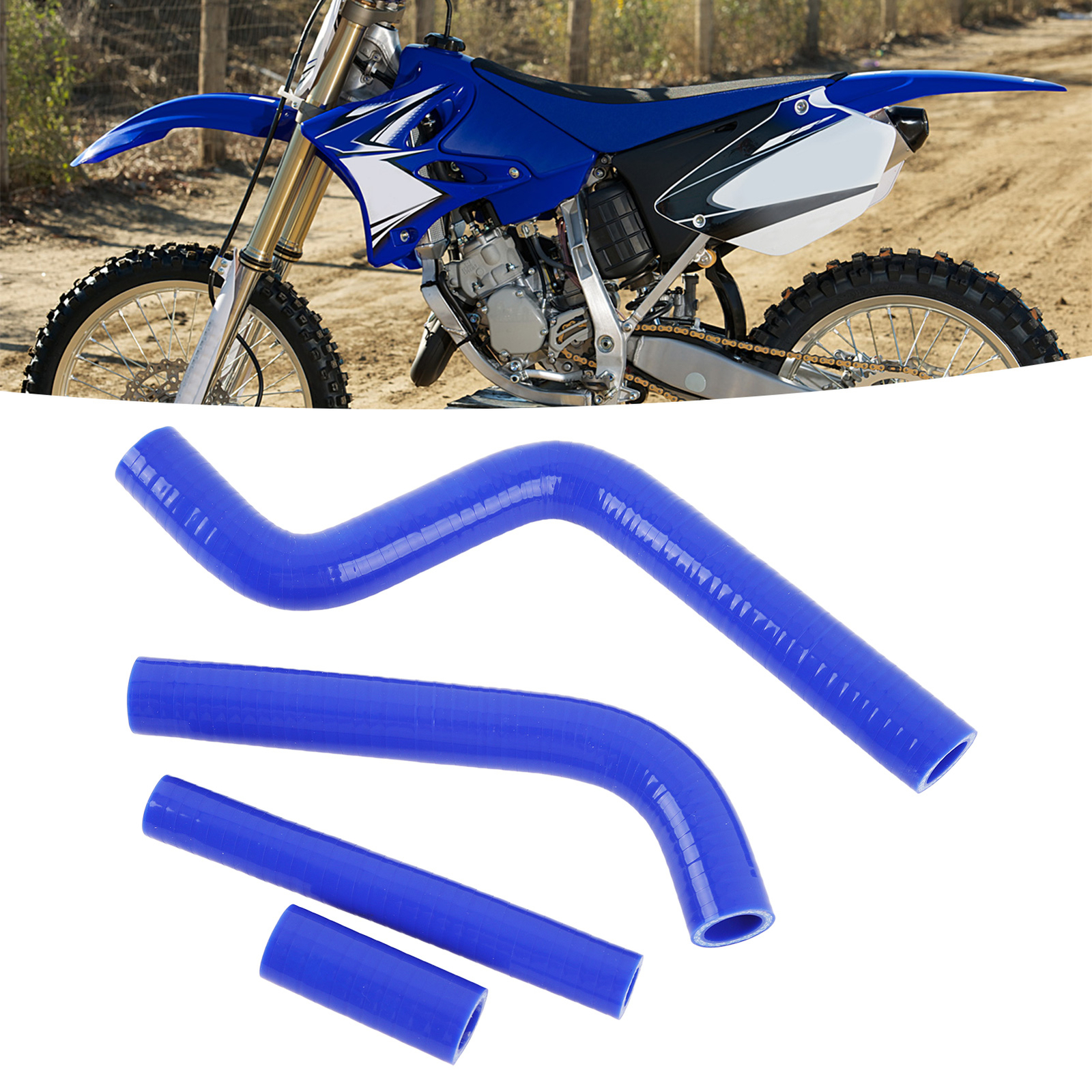 SPG 4Pcs Motorcycle Radiator Hose Thickened High Temperature Resistant ...