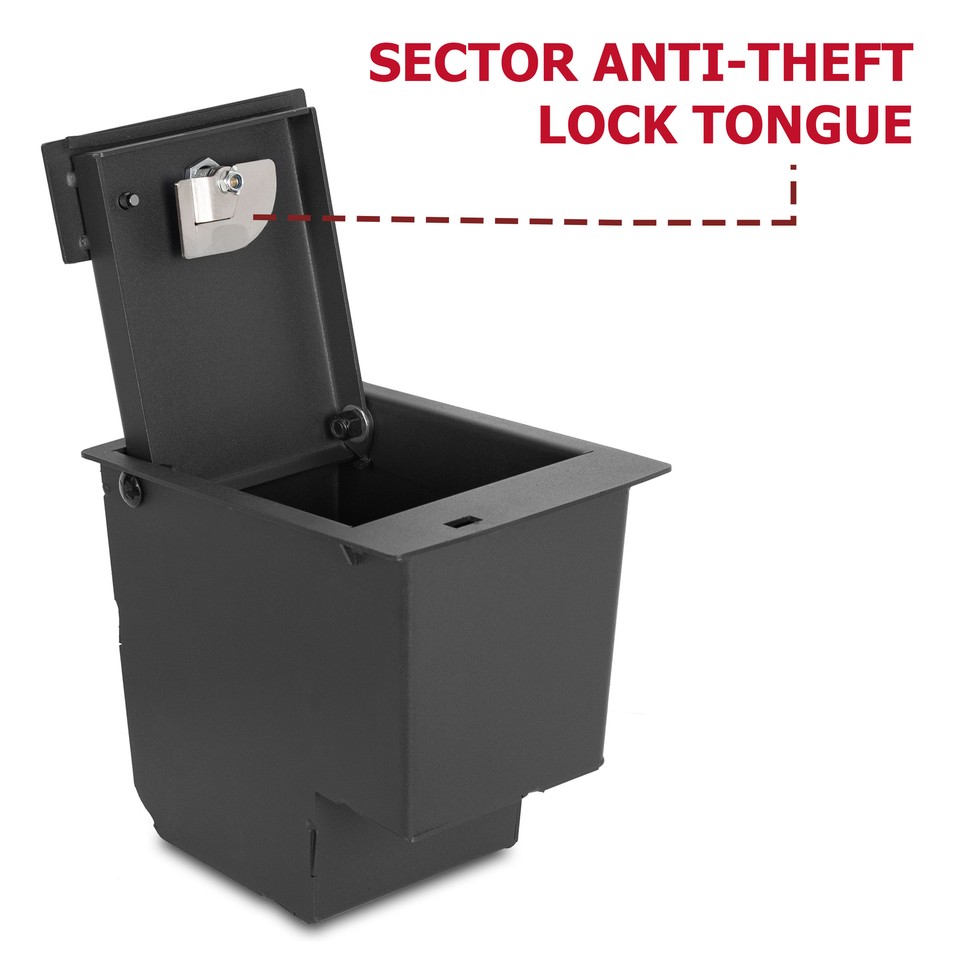 HECASA For TOYOTA 4RUNNER 14-24 CENTER CONSOLE SAFE Storage for 00016 ...