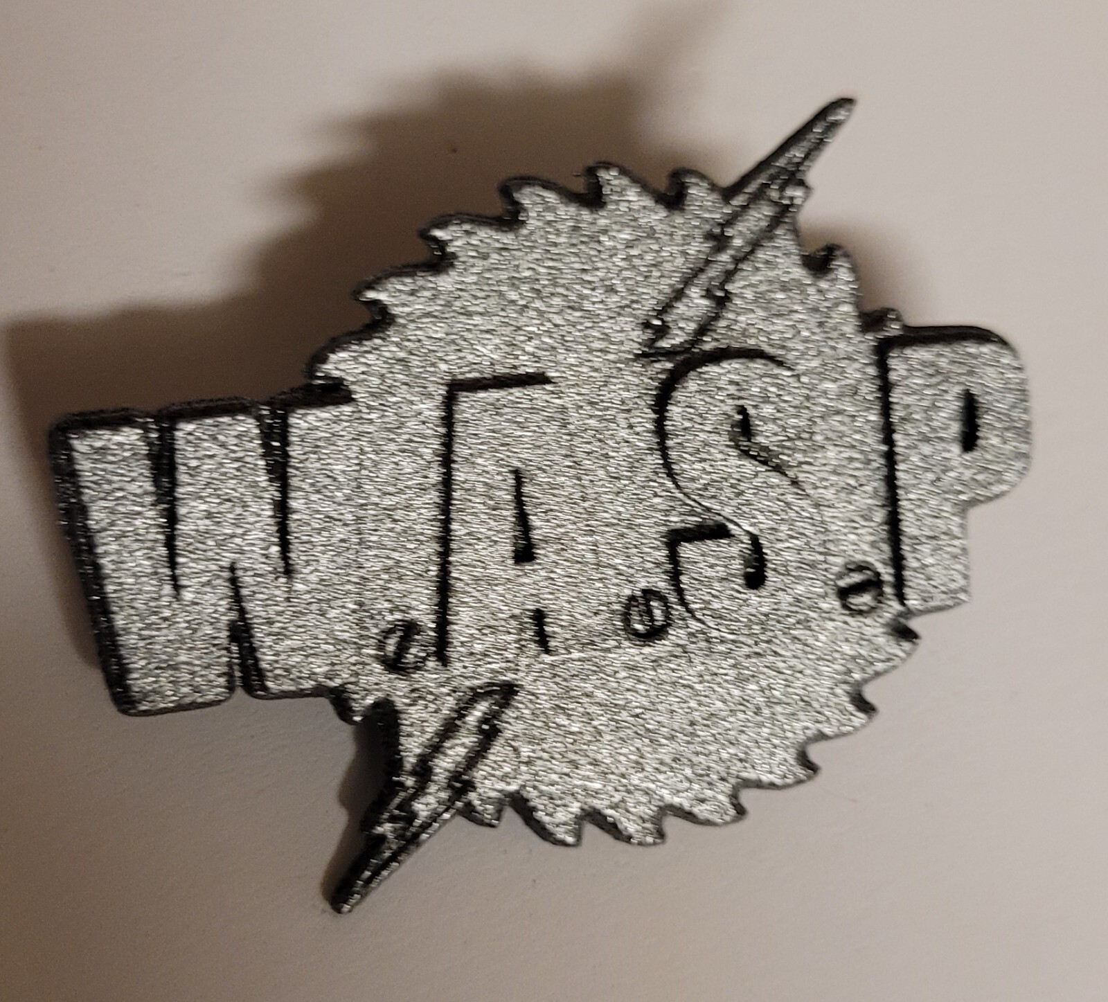 WASP pin badge worn by Eddie Munson in Stranger Things | eBay