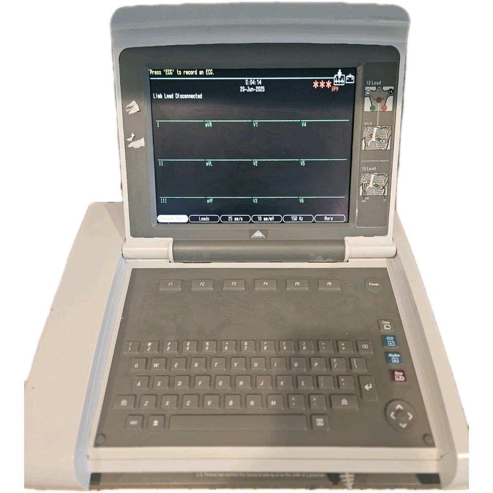 GE MAC 5500 ECG EKG Machine CAM 14, Leads, WITHOUT CART-SEE DESCRIPTION ...