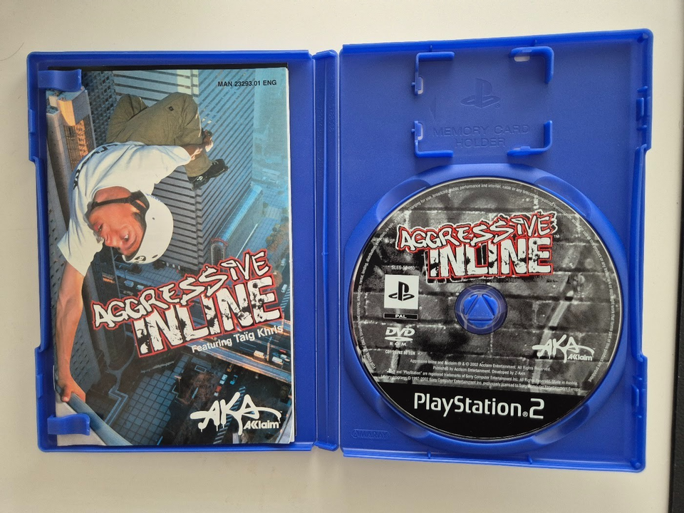 Aggressive Inline Playstation PS2 Video Game Manual PAL | eBay
