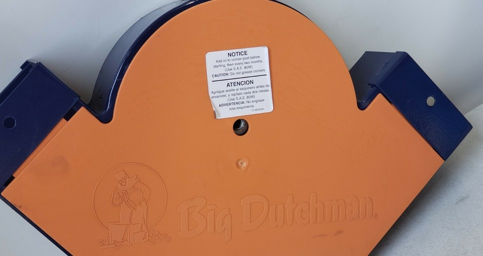 Big Dutchman 90 Degree Corner-Chain Feeder System-Poultry 15-10-5053 ...