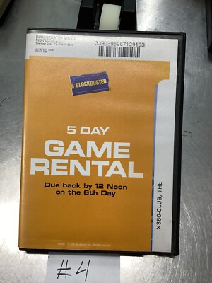 Blockbuster Video Game The Club for (Microsoft Xbox 360) in original ...