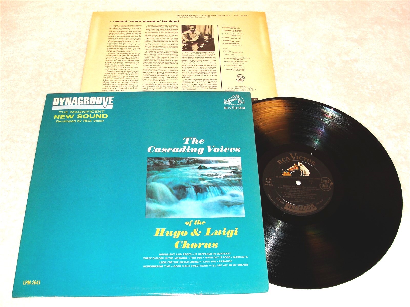 Hugo & Luigi "The Cascading Voices of..." 1963 Jazz Pop LP, Nice EX ...