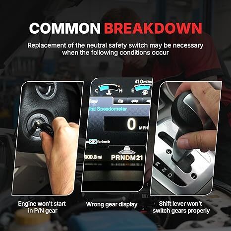 Transmission Neutral Safety Switch MLPS Range Sensor for Ford Lincoln ...