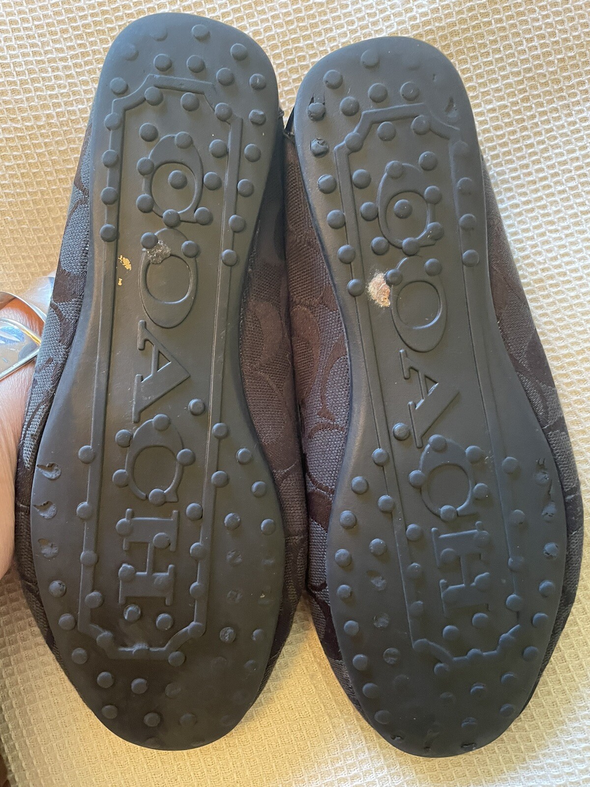 Coach Fortunata 7B Loafer Signature C Black Patent Le… - Gem