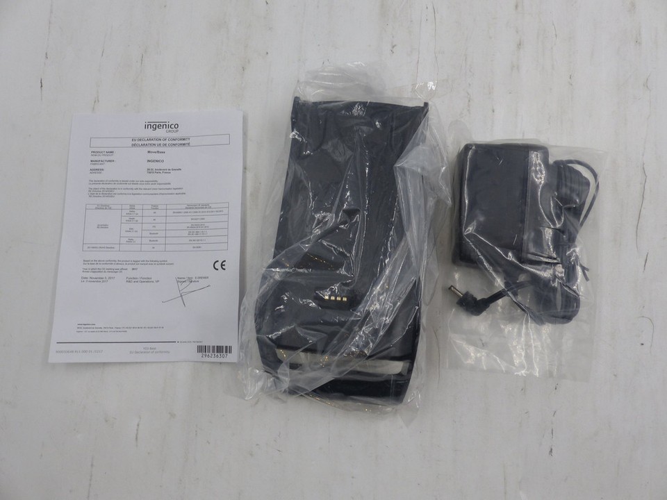 INGENICO PWN32410973A MOVE 5000 MULTI CHARGING BASE + AC ADAPTER WL ...