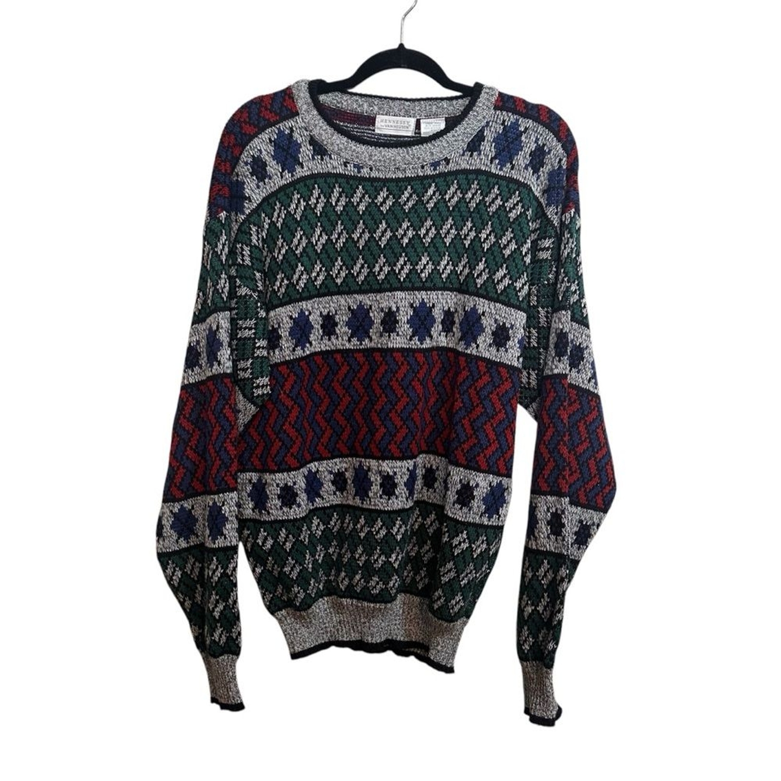Hennessy by Van Heusen Mens Large Tall Flex Pullover … - Gem