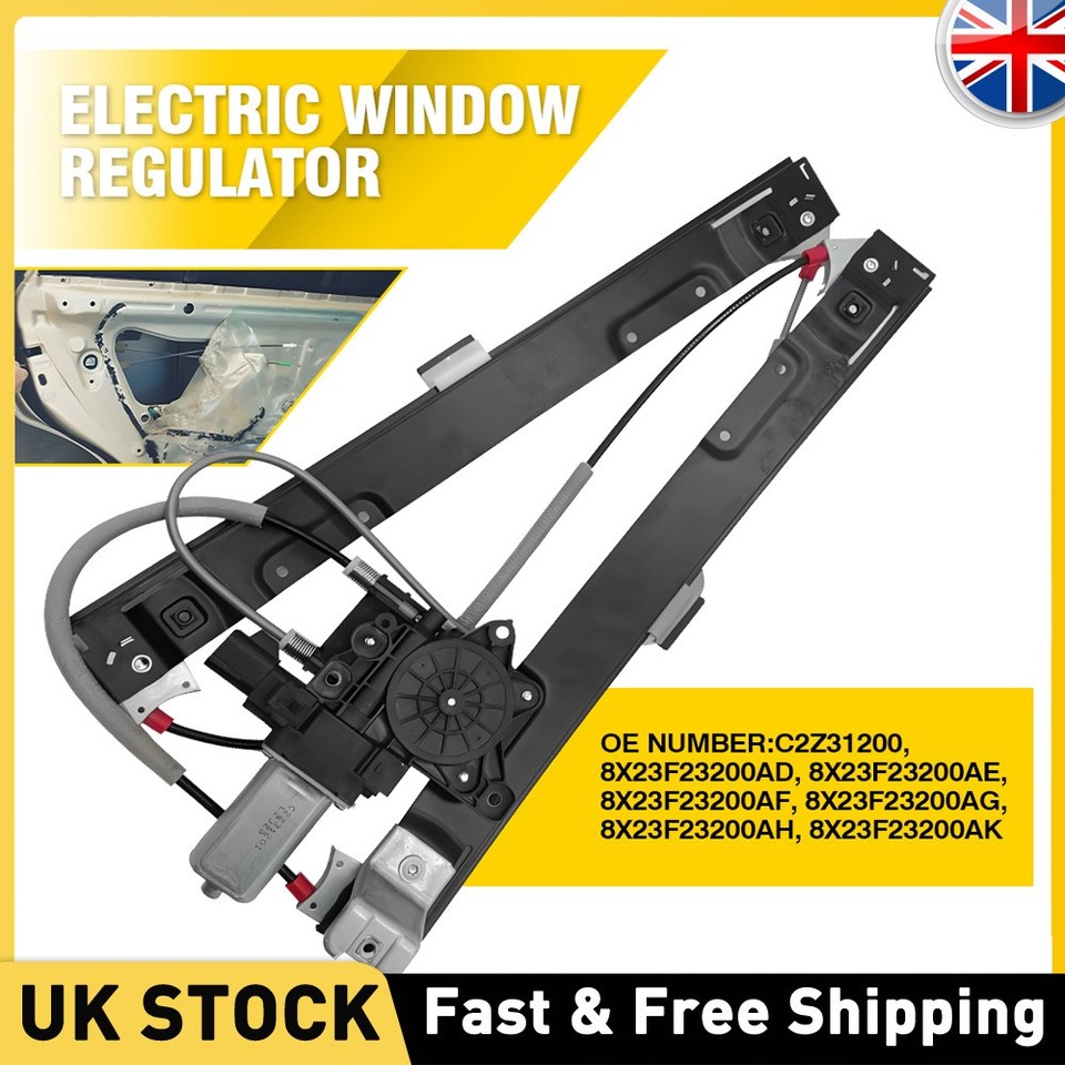 For Jaguar Xf X250 2008-2015 Front Right Window Regulator Rhs Drivers ...