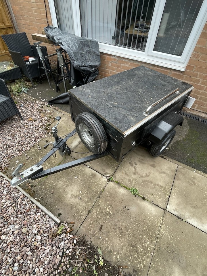 Camping Trailer Hinged Top, Recently Rebuilt New Wheels And Tyres ...