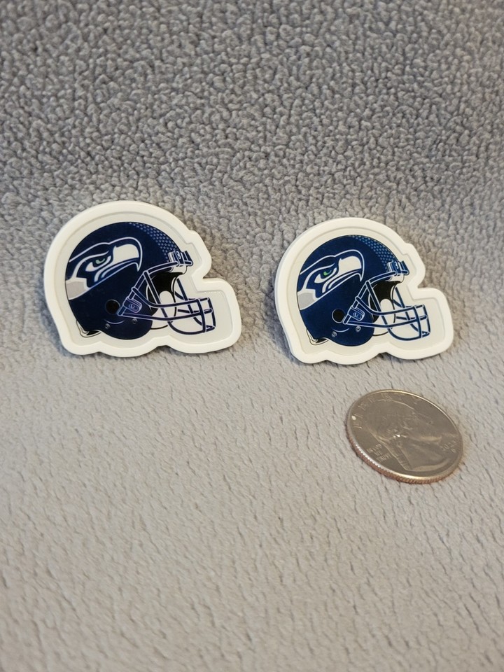 2014 Seattle Seahawks Topps NFL Football Helmet Fridge Magnets Set (2 ...