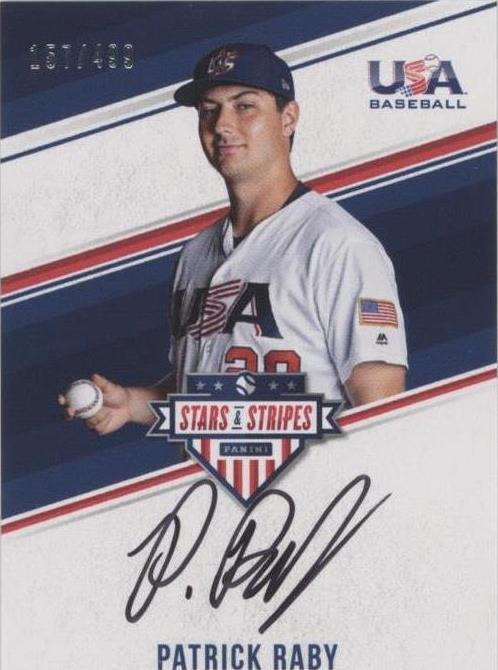 2018 Panini USA Baseball Stars & Stripes - Cnt Signatures Patrick Raby ...