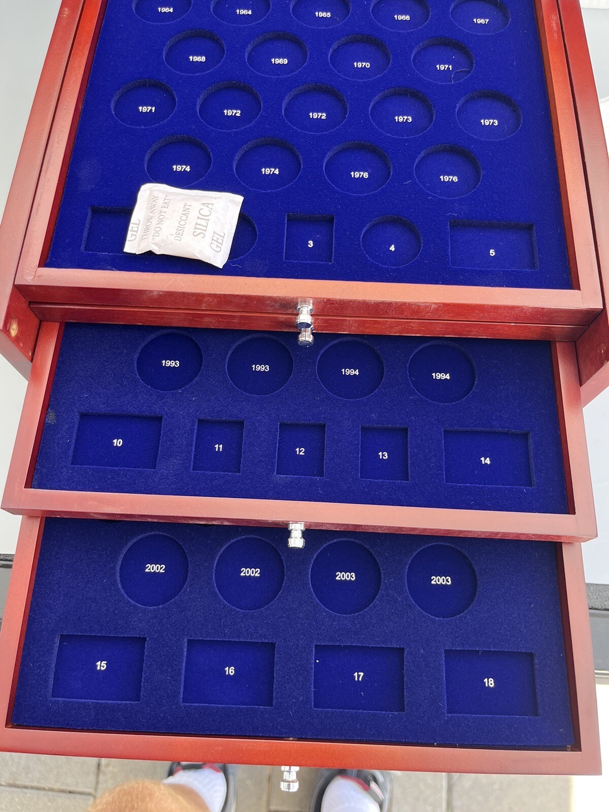 Kennedy U.S. half-dollar Centennial Collection 7 Tier Display Case New ...