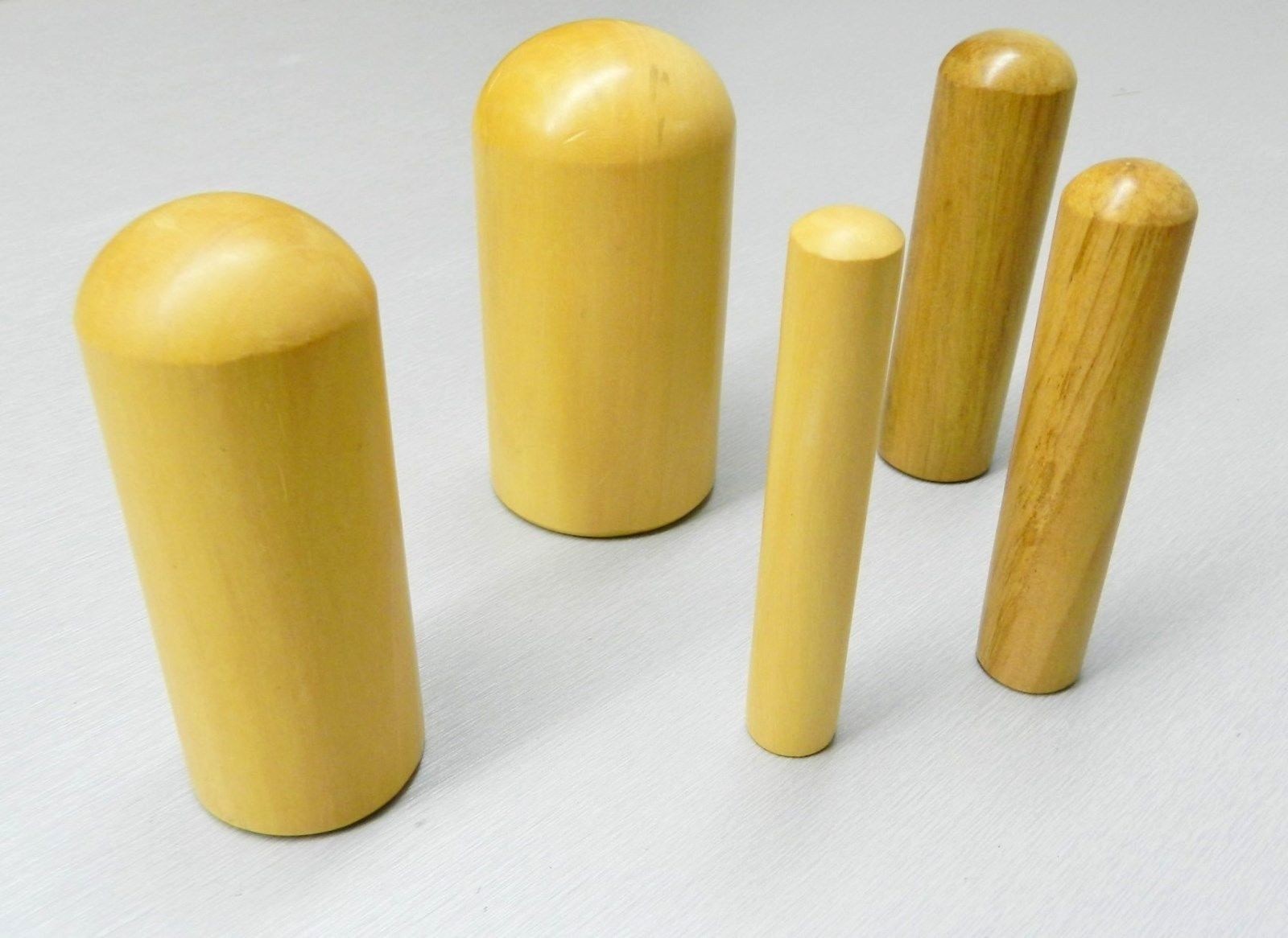 Wooden Dapping Punch Set - 5 Wood Punches Domed 5/8" - 2" Diameter ...