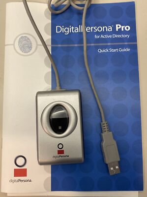 Digital Persona USB U.are.U 4000B Fingerprint Reader Scanner Login ...