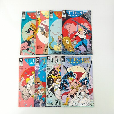 Time Masters #1-8 Complete Set 1 2 3 4 5 6 7 8 Lot NM- (1990 DC Comics ...