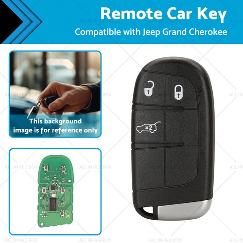 3 Button Smart Car Remote Key Replacement Suitablefor Jeep Grand ...