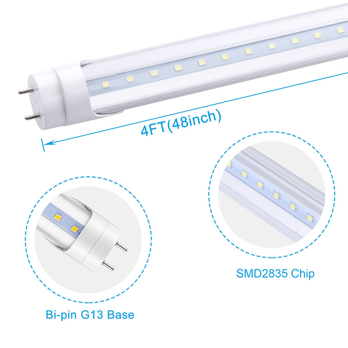 48 Inch Fluorescent Shop Lights