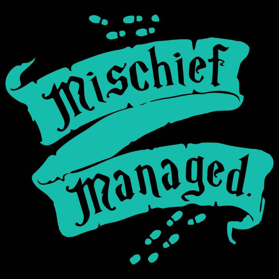 6" MISCHIEF MANAGED Vinyl Decal Sticker Car Window Laptop Harry Potter ...