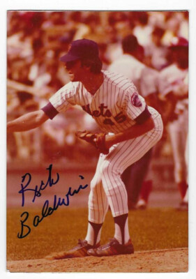 RICK BALDWIN PHOTO 4x6 AUTOGRAPHED SIGNED NEW YORK METS | eBay