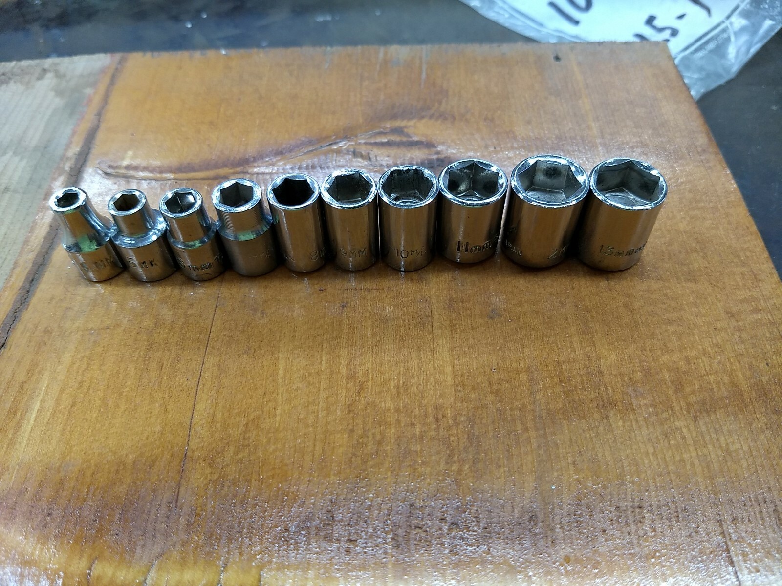 10pc. Metric 1/4"Dr 4.5mm-13mm Socket Set | eBay