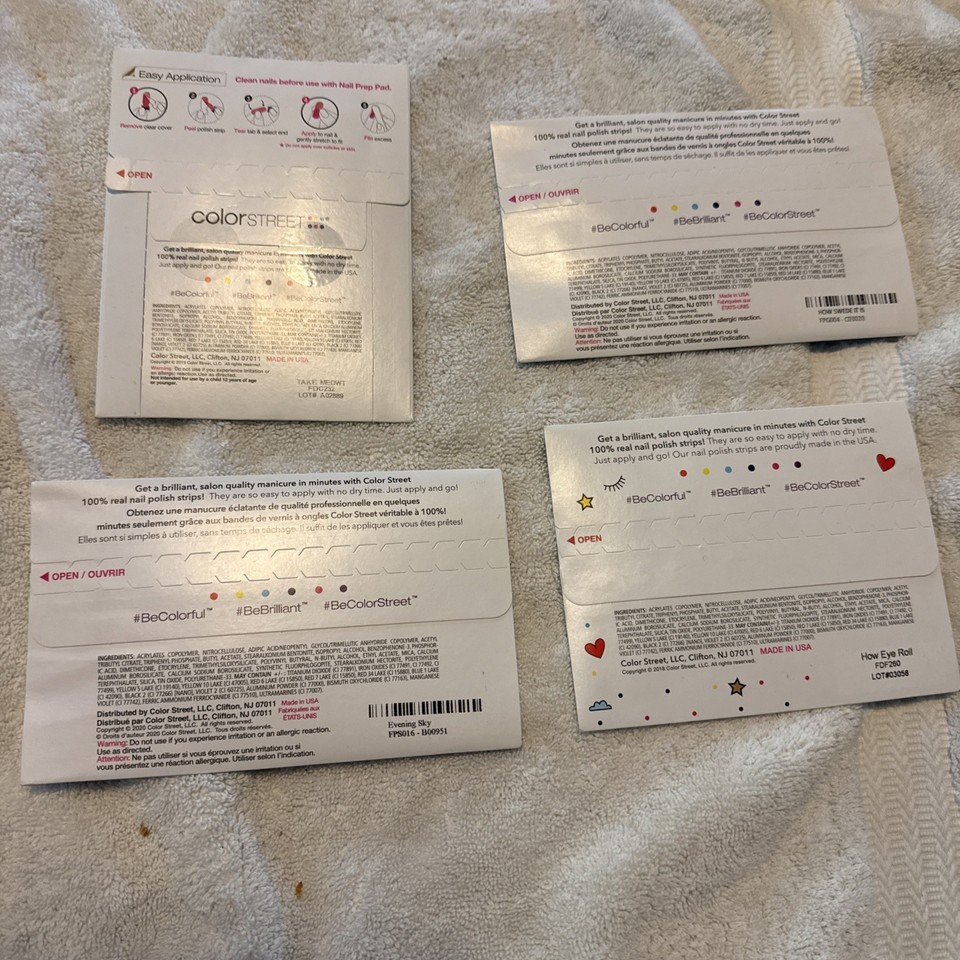 color street nail strips bundle lot | eBay