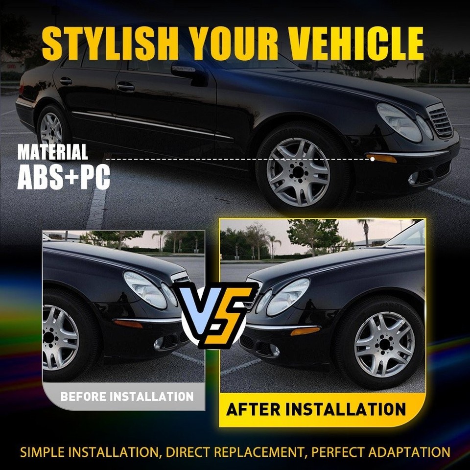 For 2006 Mercedes-Benz E55 AMG Base Wagon 5.5L Amber Front Side Marker ...