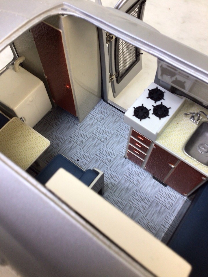 Original Motor City Classics Model AIRSTREAM TRAILER 1/18 Vtg Camping ...