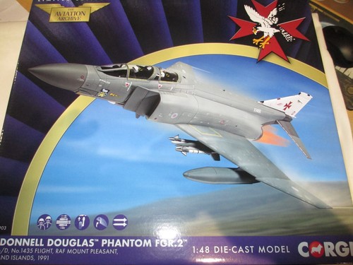 Corgi Mcdonnell Douglas Phantom Fgr2 Xv466/D No.1435 Flight Raf Mount ...