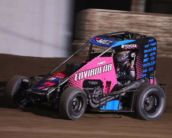 THOMAS MESERAULL #7X ENVIROFAB WESTERN WORLD MIDGET RACING 8X10 GLOSSY ...