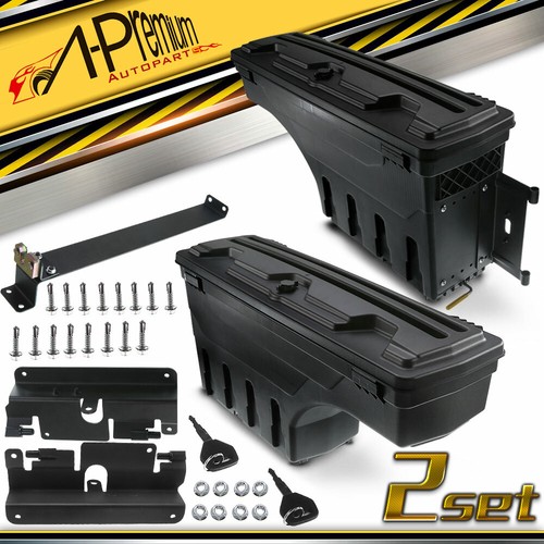 A-Premium & Truck Bed Storage Box Toolbox for Chevy Silverado Sierra ...