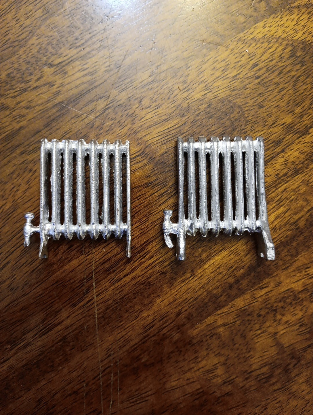 2 vintage dollhouse miniatures steam radiators metal- 1.75" | eBay