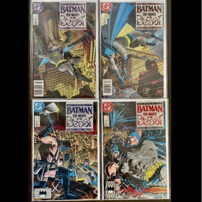 Complete Set | Batman #417-420 | Ten Nights of the Beast | 1988 | Key ...