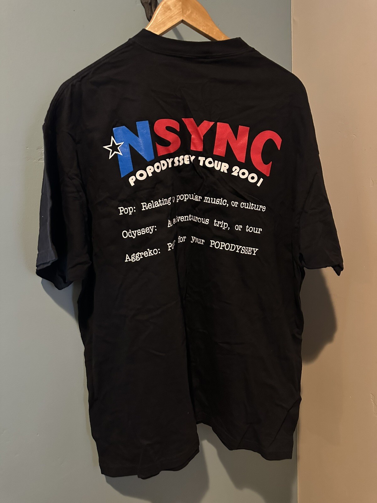 RARE HTF VINTAGE NSYNC 2001 POP ODYSSEY T-SHIRT CREW … - Gem