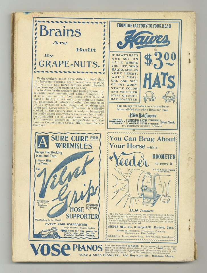 Ainslee's Magazine Sep 1901 Vol. 8 #2 VG- 3.5 | eBay