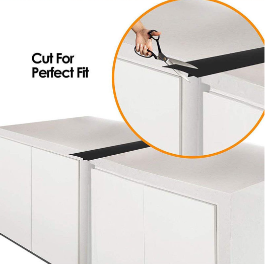 2X Silicone Kitchen Seals Gap Filler Stove Counter Cover for Cooker ...