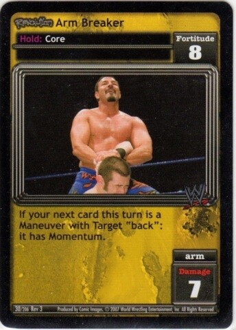 WWE: Arm Breaker [Played] card type Hold Raw Deal Wrestling WWF | eBay