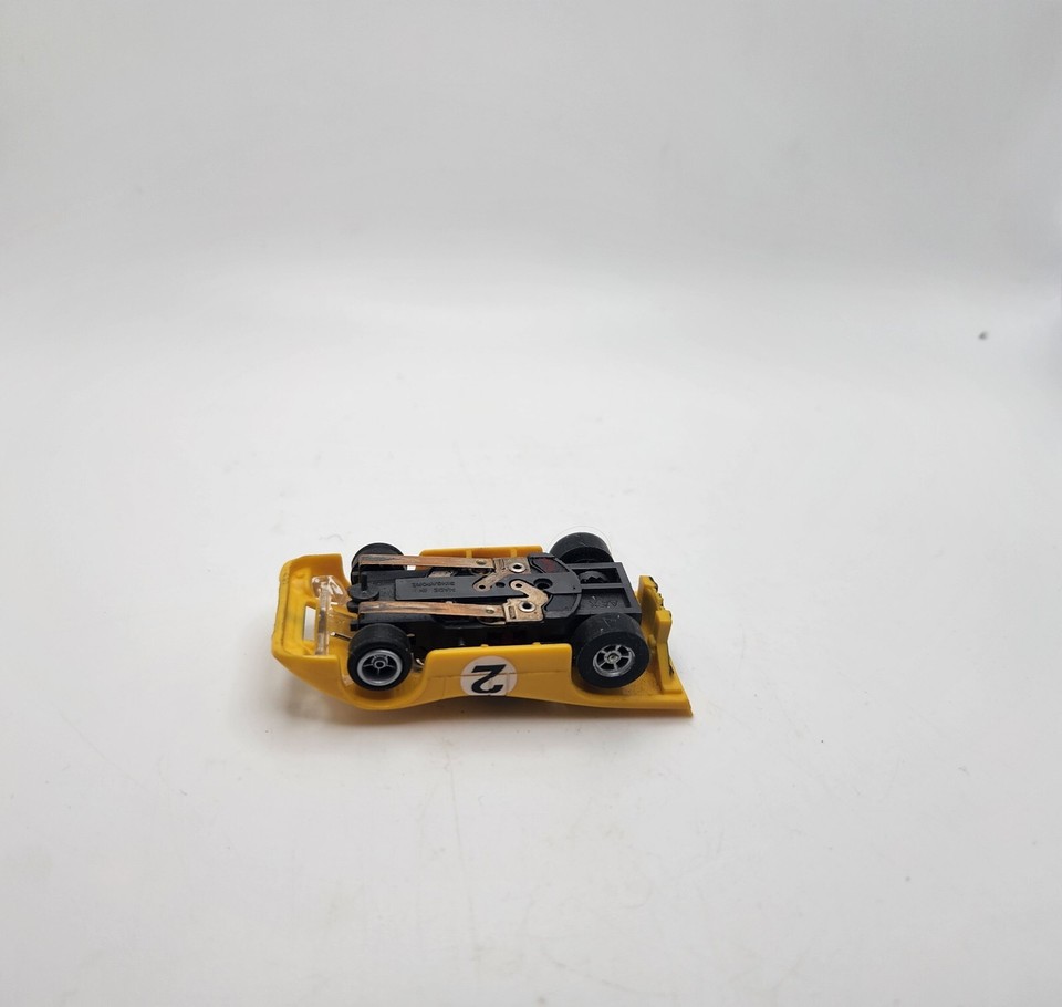 1971 AURORA AFX PORSCHE 917 BLUE YELLOW # 2 SLOT CAR | eBay