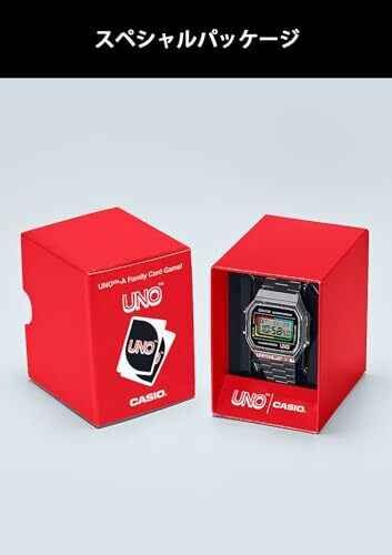 Casio Classic Wristwatch UNO™ Collaboration A168WEUC-1AJR Gunmetal | eBay