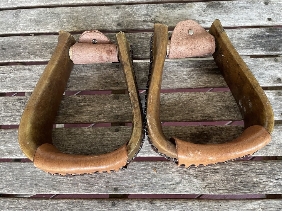 Western Rawhide Roper Stirrups 3” Rugged | eBay